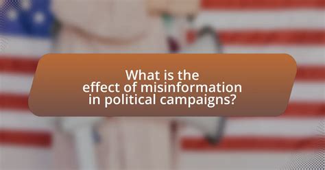 Analyzing The Effect Of Misinformation In Political Campaigns