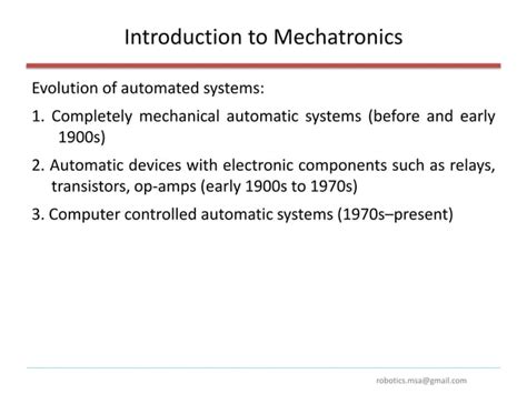 Introduction To Mechatronics Pdf Introduction To Mechatronics Pdf
