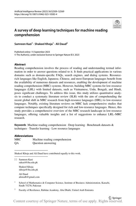 a survey of deep learning techniques for machine reading comprehension