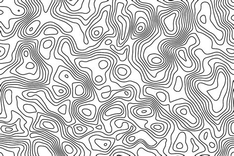 Premium Vector | Seamless pattern topographic map background