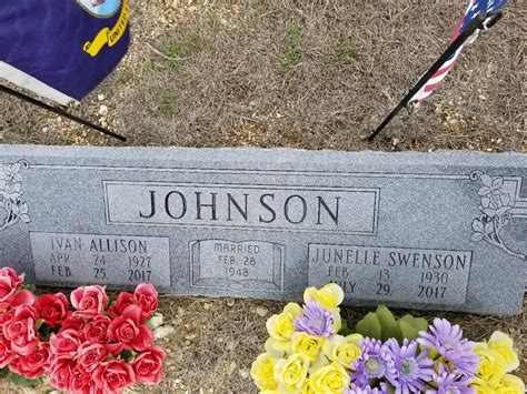 Junelle Lorene Swenson Johnson 1930 2017 Find A Grave Memorial