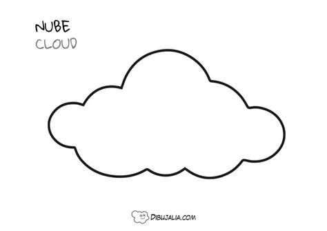 Silueta De Nube Dibujo 642