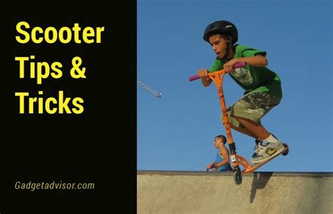 Scooter Tips And Tricks Infographic Gadget Advisor