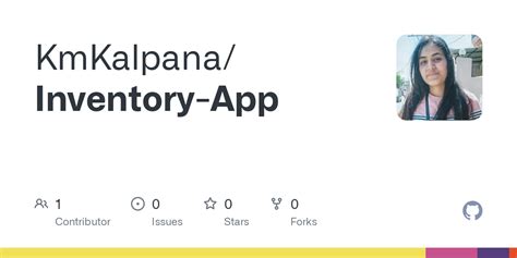 GitHub KmKalpana Inventory App