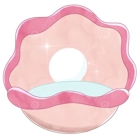 진주 만화 진주 껍데기 가리비 Png 일러스트 및 Psd 이미지 무료 다운로드 Pngtree