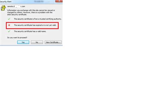 Solved The Security Certificate Has Expired Or Is Not Yet Valid