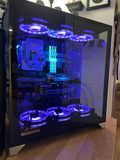 In Case Anyone Was Wondering 3080 Ftw3 Ekwb Block Just Barely Clears An O11d Xl Oh Heres My