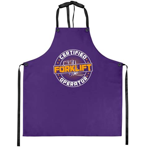Certified Forklift Operator Funny Fork Lift Driver Premium Apron Sold