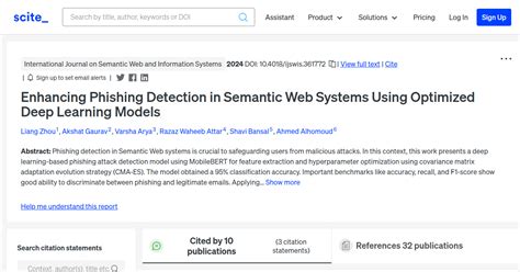 Enhancing Phishing Detection In Semantic Web Systems Using Optimized Deep Learning Models