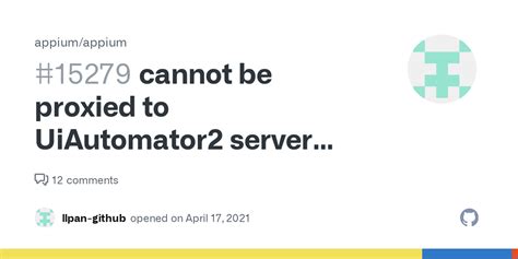 Cannot Be Proxied To UiAutomator Server Because The Instrumentation Process Is Not Running