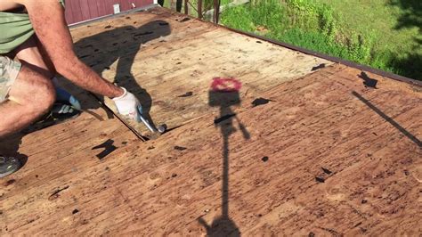 Plywood Roof Sheathing Installation Repair Fast And Easy Youtube