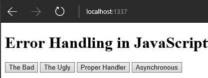 A Guide To Proper Error Handling In JavaScript WebInsect Programming Blog Tutorials JQuery