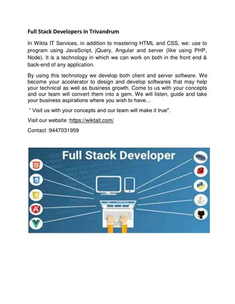 ppt full stack developers in trivandrum powerpoint presentation free