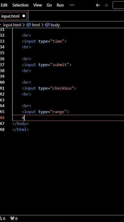 Html All Input Types Viralytshorts Video Youtube