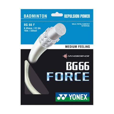 Yonex Bg 66 Force 10m Badminton String 3 Colors