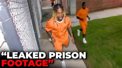 Lil Durks Prison Escape Attempt Caught On Camera Youtube