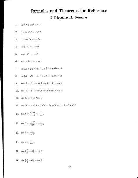 Solution Calculus Formulas And Theorems Studypool Solution Calculus Formulas And Theorems Studypool