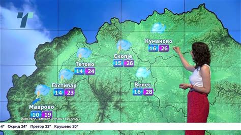 УХМР најавува нови врнежи попладнево нестабилното време ќе се задржи подолг период Youtube