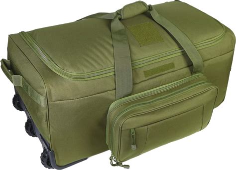 Military Wheeled Deployment Bag Large Tactical Heavy Duty Duffel Bag 124l Large