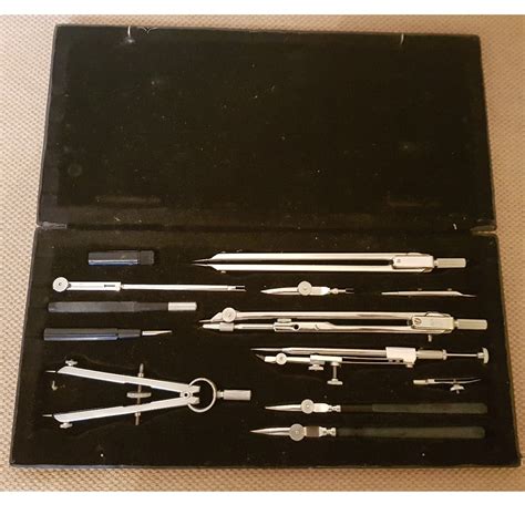 Rare Vintage Bofa Geometry Technical Compass Set D413 Hobbies And Toys Memorabilia
