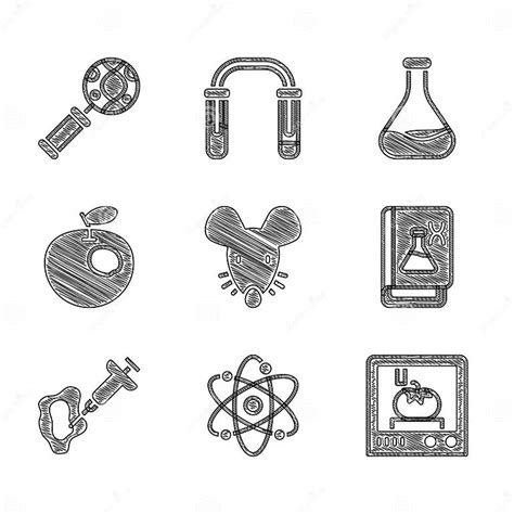 Set Experimental Mouse Atom 3d Printing Technology Genetic