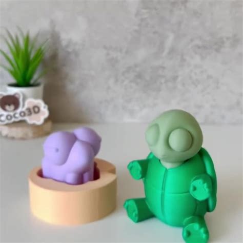 Jumpy Frog Multicolor3mf 3d Model By Flapjack3d On Thangs