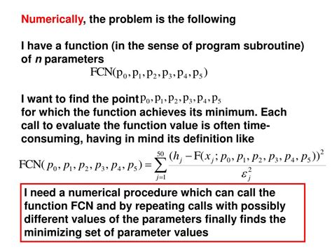 Ppt Introduction To Function Minimization Powerpoint Presentation Free Download Id 3723568