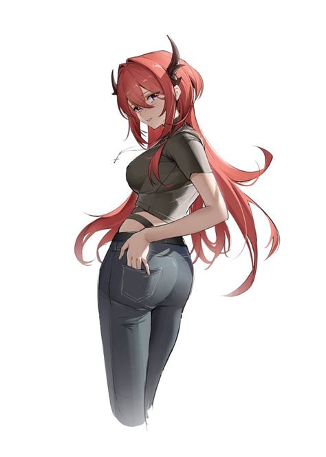 Surtr Arknights Drawn By Shenqi Xiao Hong Zai Nali Sample 40afc4e75a49585ece29d1fb71f6e3fd