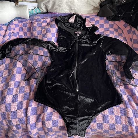 Dolls Kill Bat Costume Sleeves Are Pointed At The Depop