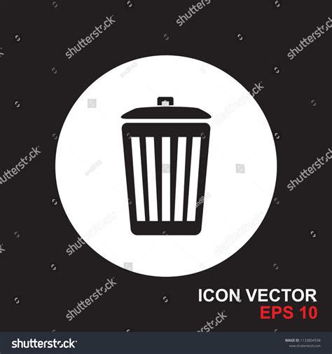 Trash Can Delete Icon Vectors Stock Vector Royalty Free 1133804558 Shutterstock