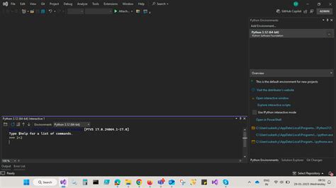 Unresponsive Python Interactive Window In Visual Studio Stack Overflow