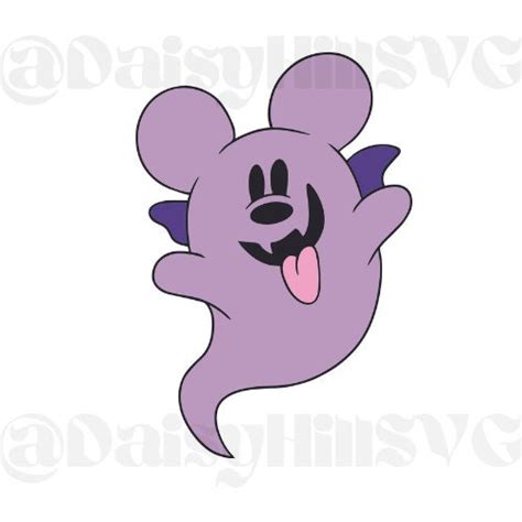 Ghost Mickey Svg Png  Etsy