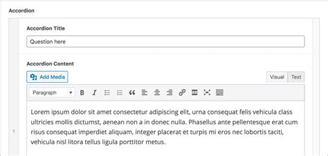 Custom Accordion Gutenberg Block Using Advanced Custom Fields Titusdesign