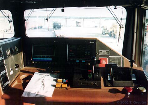 In The Drivers Seat Of A Bn Sd70 Mac 9620 6 28 96 Lincoln Nebraska T Greuter Photo