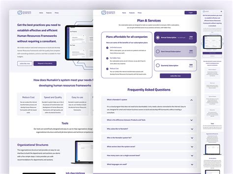 SaaS Landing Page UI UX Design Numakin Behance
