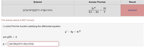 Solved The Answer Above Is NOT Correct Point Find The Chegg