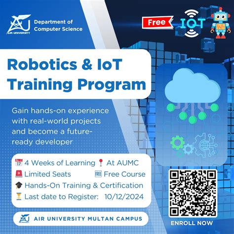 🚀 robotics and iot training program 🎯 master robotics and iot with