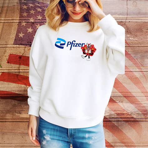 Pfizer Introduces New Mascot Clotty Hoodie Shirt Breaktshirt