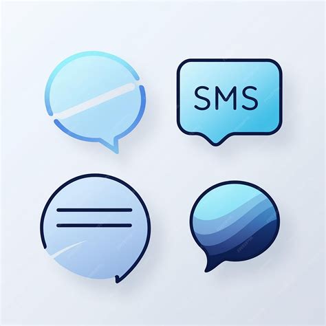 Line Bubble Icon Linear Sms Logo Outline Chat Symbol Communication Icon Premium Ai Generated Image