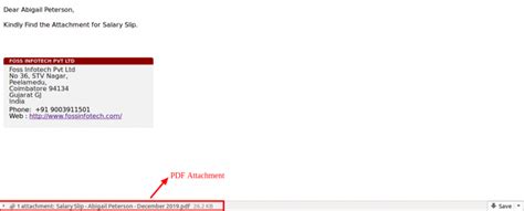 Payslip Mass Mailing Foss Infotech Open Source Implementation