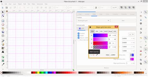inkscape grid how to use grid in inkscape with parameters