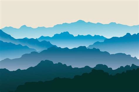 Layered Mountains Vector Art Icons And Graphics For Free Download