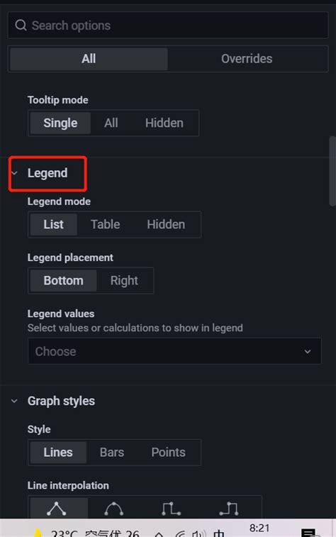 Grafana8 1 How To Show Two Lines In One Panel And Use Both Left Right