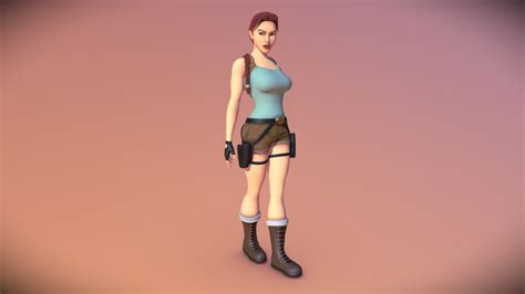 Lara Croft Classic 3d Model By Denden5 B18e966 Sketchfab
