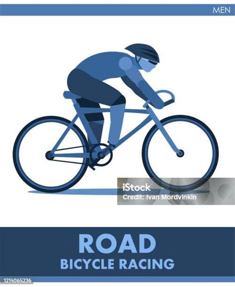 남성 도로 자전거 경주 벡터 아이콘입니다 남자들은 자전거를 타고 경쟁하고 있습니다 픽토그램 선수 기호입니다 남자 또는 소년 국제 남성 스포츠 이미지는 시리즈 중 하나입니다