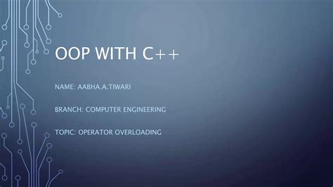operator overloading in c pptx web development internet