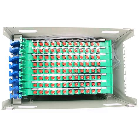 96 Ports Fiber Optical Patch Panel Odf Distribution Box Fiber Optic Termination Box And