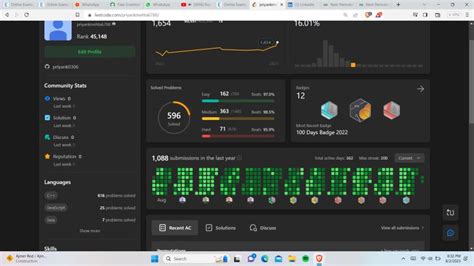 Priyank Mehta On Linkedin Thankyouall Leetcode Consistency