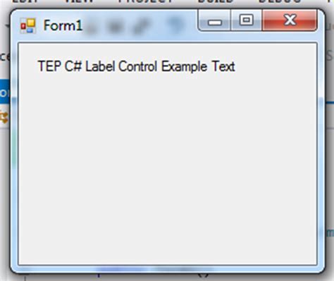 C Label Control The Engineering Projects