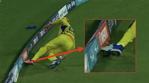 Out Or Not Out Ms Dhonis 18 Year Old Player Caught A Surprising Catch